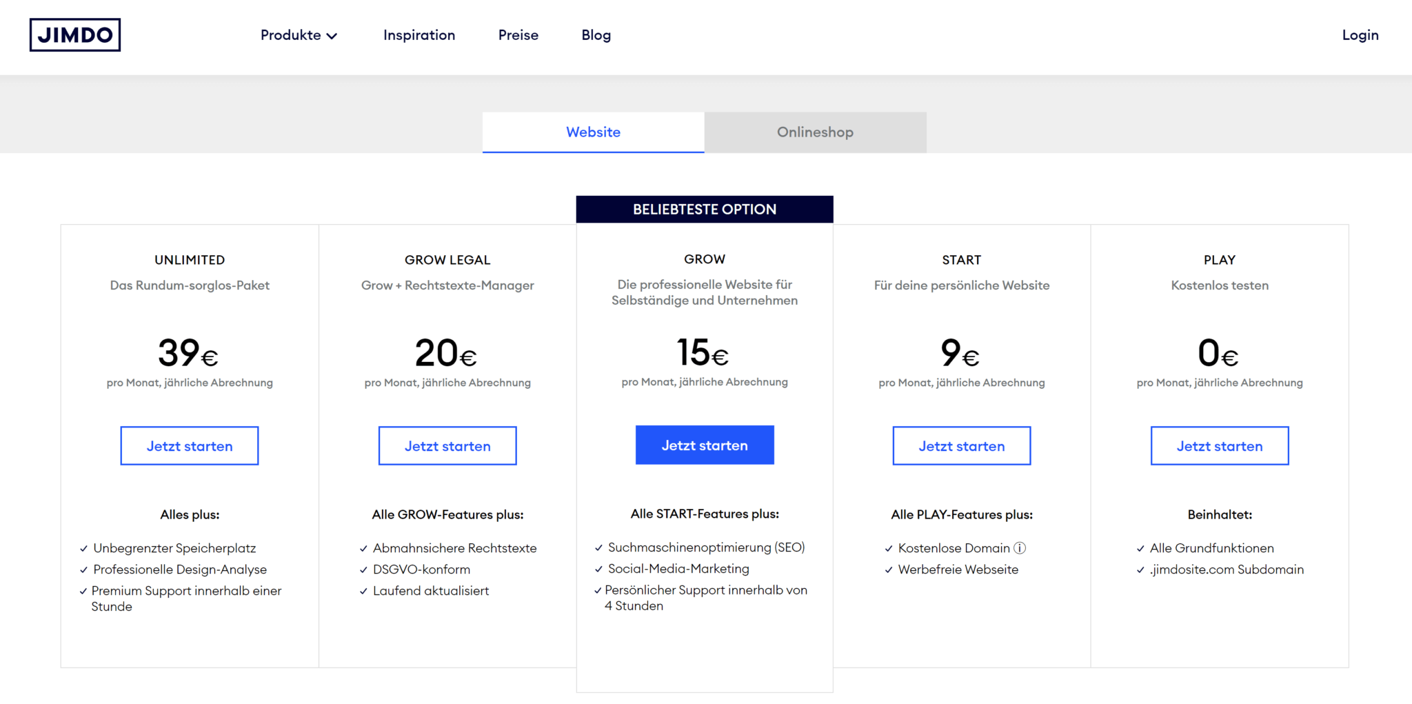 Jimdo Test 2021 | Alle Vor- und Nachteile auf einen Blick